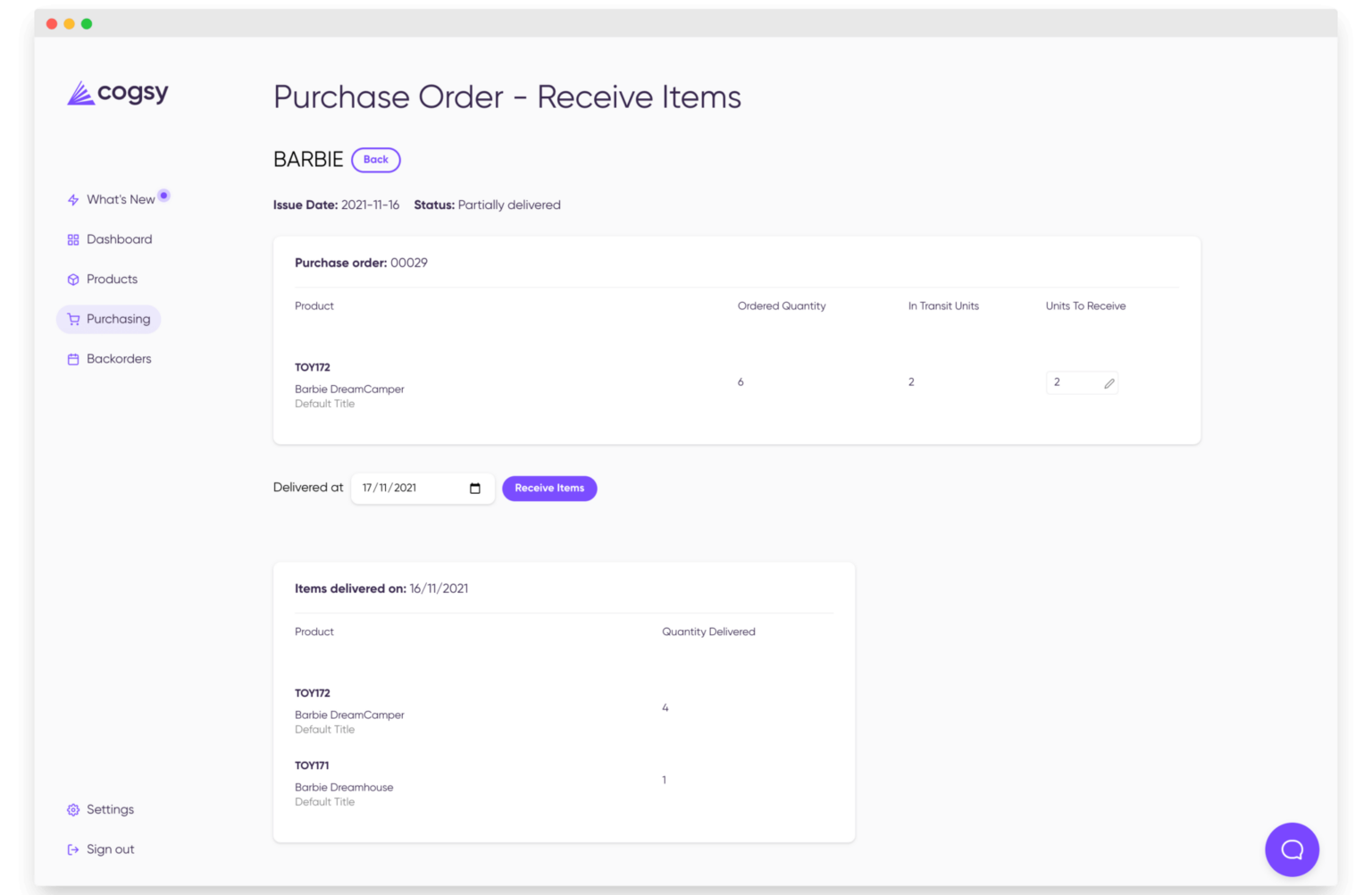 Digital Purchase Orders (DPO) for DTC | Cogsy